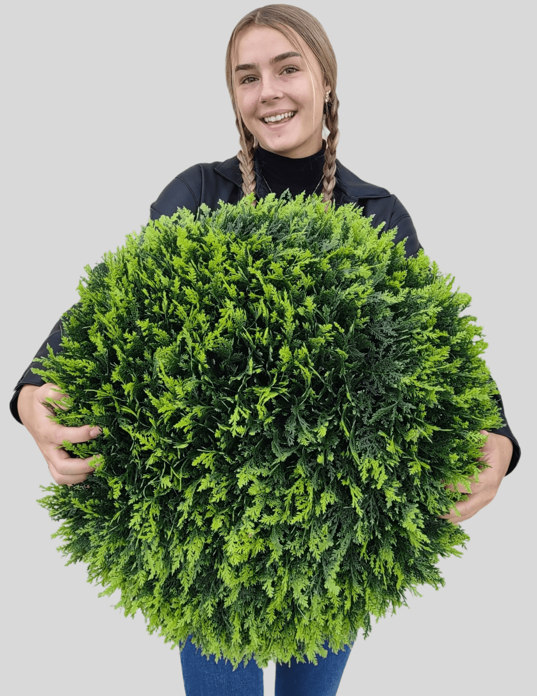 23" XL Cedar (Cypress) Topiary Ball – 365 Curb Appeal